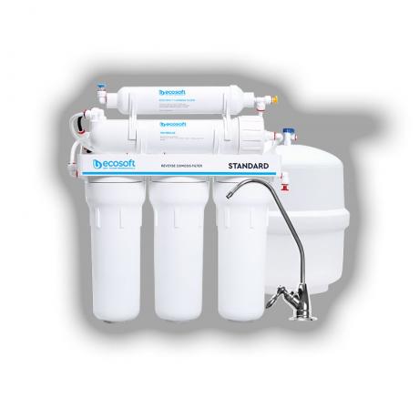 Ecosoft 5 Stage Un-pumped Reverse Osmosis System RO 5-50