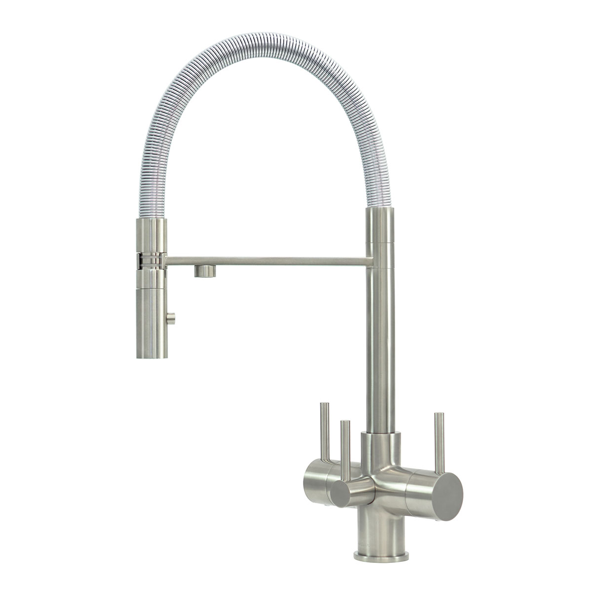 Brushed Steel 3 Way Taps Kitchen 3 Way Tap Mixer UK